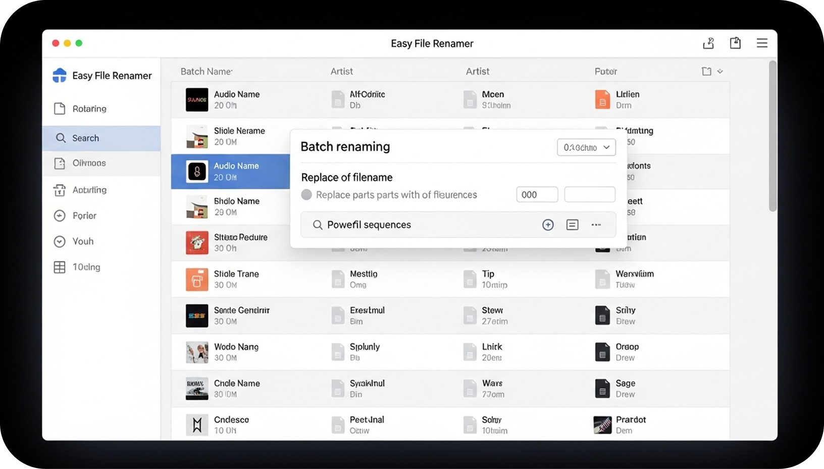 Easy File Renamer | Sorcim Technologies - Software Solutions & Apps